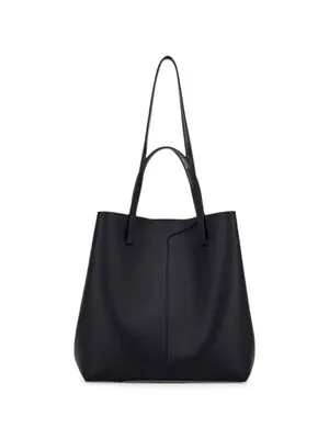 Emporio Armani Medium Leather Tote Bag