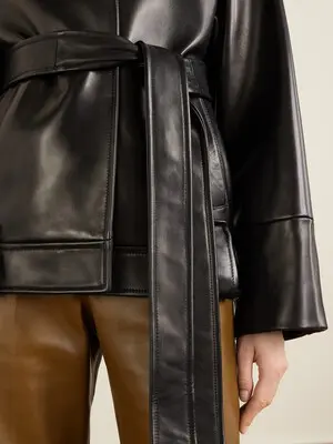 Khaite Alder Leather Jacket