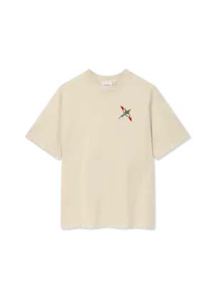 Axel Arigato Micro Bee Bird T-shirt - Pale Beige