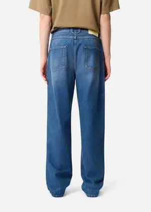 Axel Arigato Zine Relaxed-fit Jeans - Mid Blue
