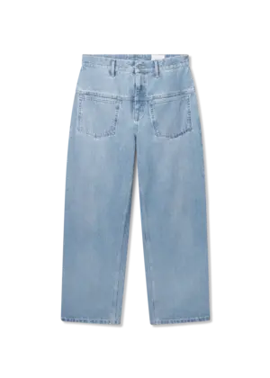 Axel Arigato Invert Relaxed Jeans - Light Blue
