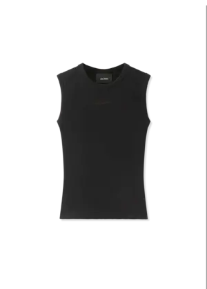 Axel Arigato Scoop Ribbed Tank - Black