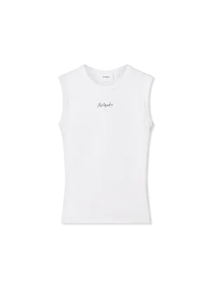 Axel Arigato Scoop Ribbed Tank - White