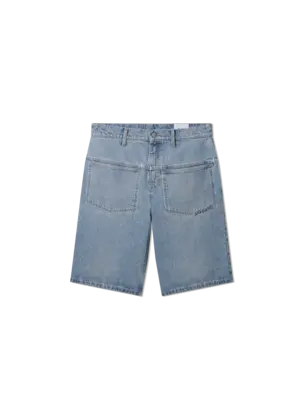Axel Arigato Invert Denim Shorts - Light Blue