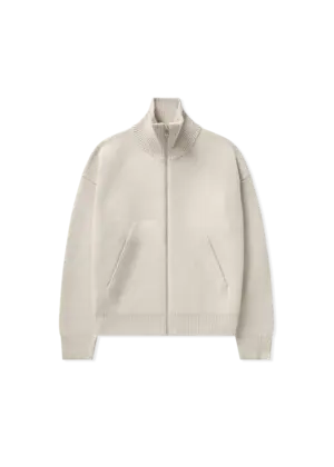 Axel Arigato Core Zip-up Sweater - Light Beige