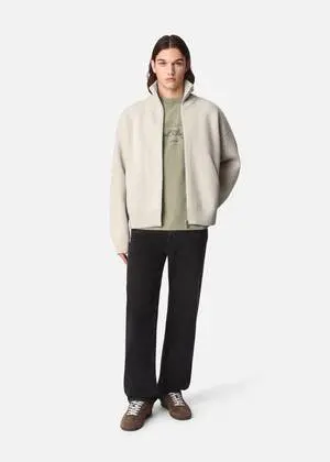 Axel Arigato Core Zip-up Sweater - Light Beige
