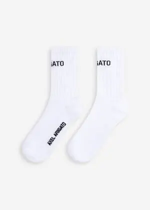 Axel Arigato Logo Crew Socks - White
