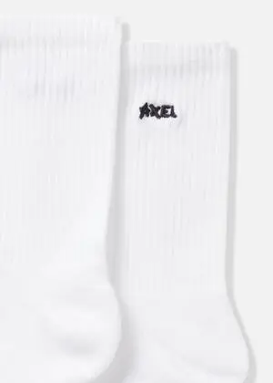 Axel Arigato Crew Socks With Embroidered Logo
