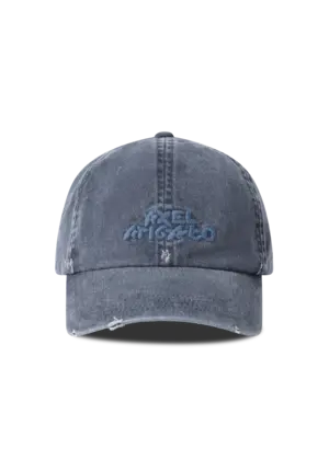 Axel Arigato Floral Washed Cap - Blue