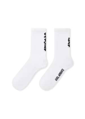 Axel Arigato Floral Jacquard Socks - White