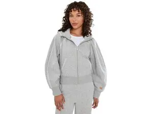 UGG Classic Full Zip Hoodie Sweatshirt Sand Heather - Gray