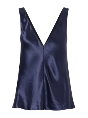 Maria Mcmanus Draped Satin Cami