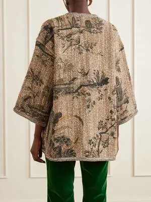 Etro Kesa Embroidered Bouclé Jacket