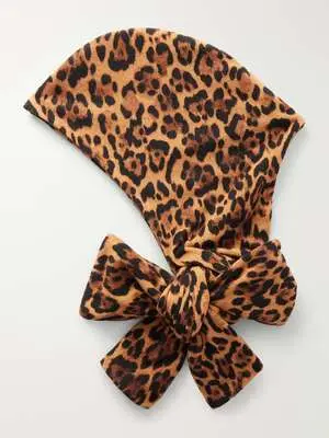 Anna Sui Honey Animal-print Jersey Wrap - Leopard Print