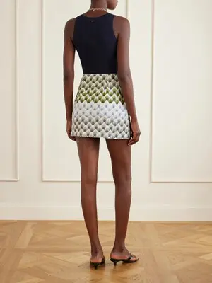 Missoni Embellished Crochet-knit Mini Skirt