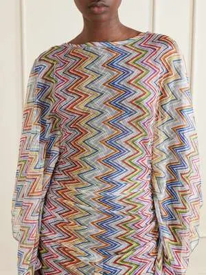 Missoni Striped Mesh Cover-up