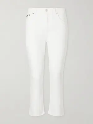 Dolce & Gabbana Mid-rise Straight-leg Capri Pants - White