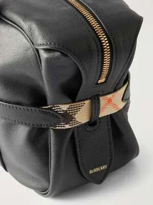 Burberry Embellished Leather Shoulder Bag