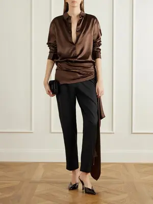 ABADIA Satin Bodysuit