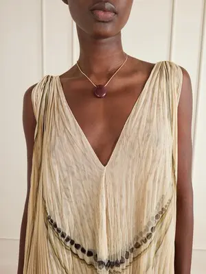 La DoubleJ Twirling Pleated Tulle Maxi Dress