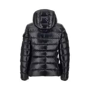 Moncler Padded Nylon Downjacket Wth Logo Patch