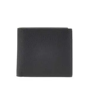 Thom Browne Grained Leather Bi-fold Wallet - Black