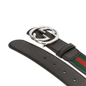 Gucci Reversible Belt With Interlocking Gg Buckle