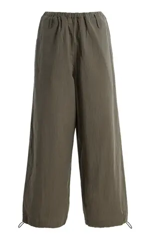 DEIJI STUDIOS Cotton Toggle-hem Pants