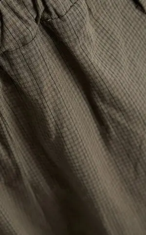DEIJI STUDIOS Cotton Toggle-hem Pants