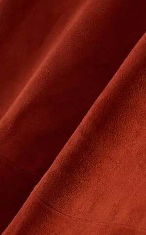 ST. AGNI Exclusive Suede Midi Circle Skirt