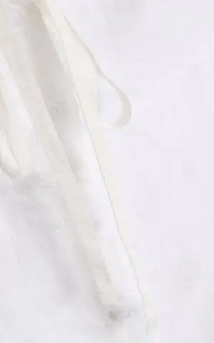 DEIJI STUDIOS Relaxed Linen Tie Top