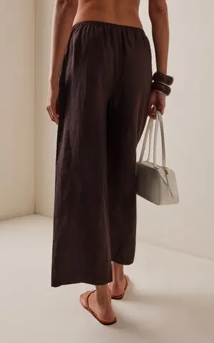 DEIJI STUDIOS Ease Striped Linen Trousers