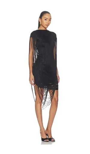Cult Gaia Katja Dress With Fringe Detail