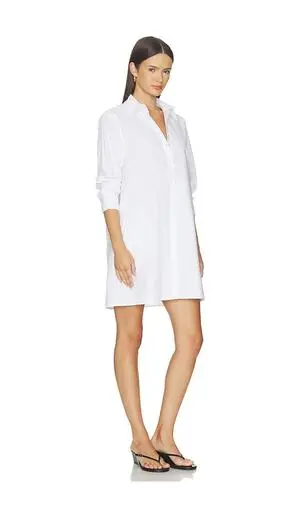 PERFECTWHITETEE Felicia Cotton Poplin Button Down Dress