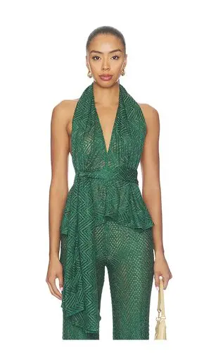 Hanne Bloch Knit Scarf Top