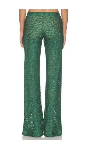 Hanne Bloch Metallic Knit Trousers