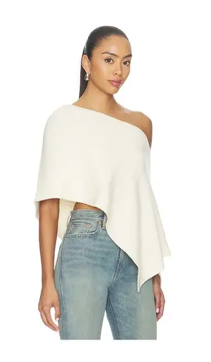 Lioness Luminous Poncho In Ivory