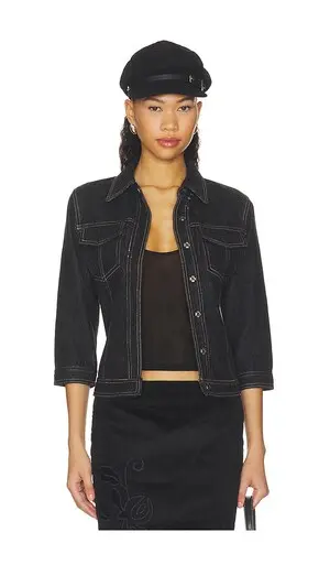 With Jéan Olivia Jacket In Blue