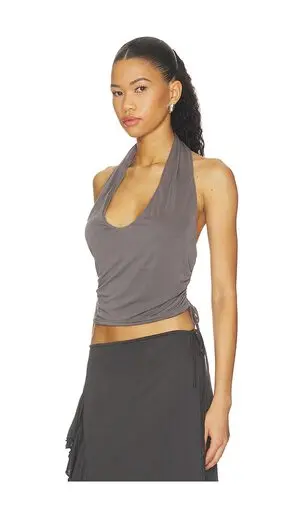 With Jéan Jolene Top In Grey