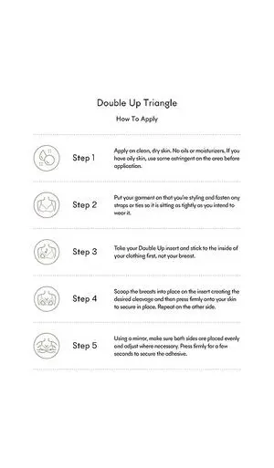 NOOD Double Up Triangle Inserts