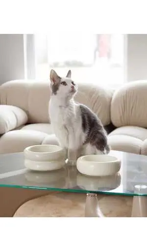 CATENARY HOME Elevated Halo Pet Bowl