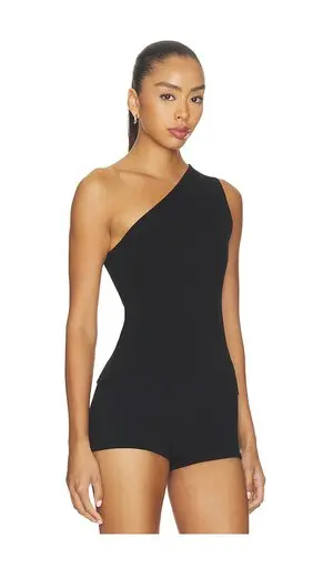LOVERS AND FRIENDS One Shoulder Ribbed Top