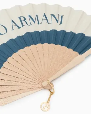 Giorgio Armani Mare Banana-wood Fan