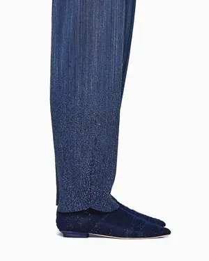 Giorgio Armani Ankle Boots With Tulle And Rhinestones