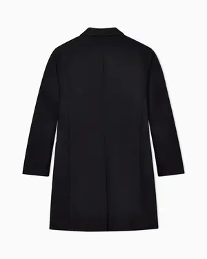 Giorgio Armani Double-breasted Shawl Collar Cashmere Coat