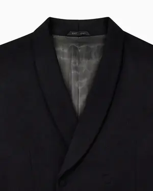 Giorgio Armani Double-breasted Shawl Collar Cashmere Coat
