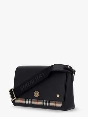 Burberry Note Leather Crossbody Bag
