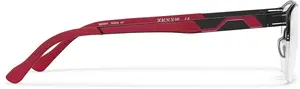 Zenni Square Half-rim Stainless Steel Eyeglasses