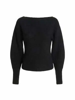 Alberta Ferretti Wide Boat-neck Sweater - Multicolor