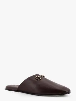 Gucci Leather Mule With Horsebit Detail